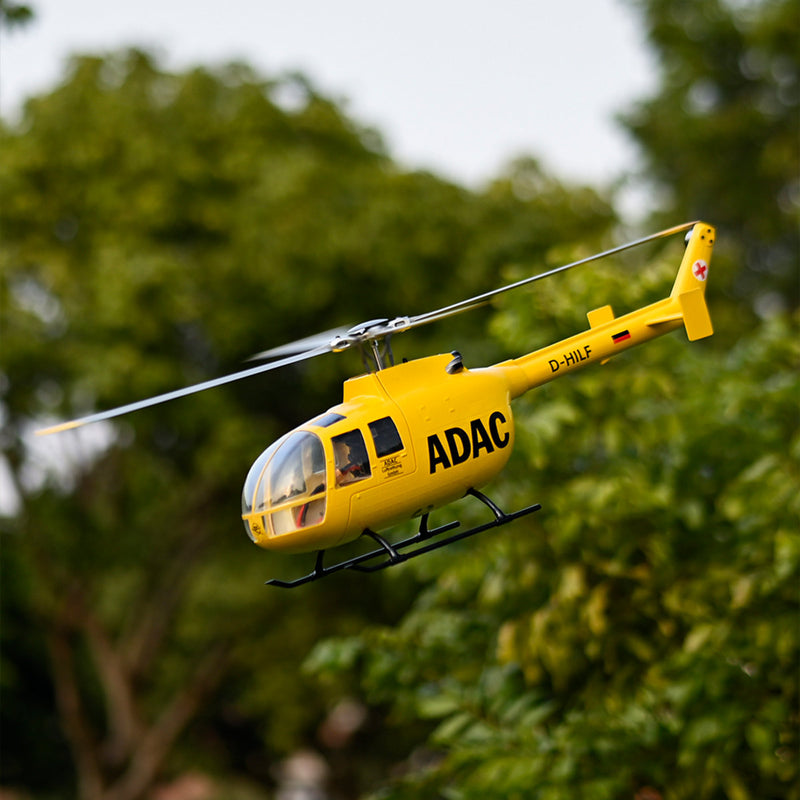 FLYWING BO105 470 Size 2.4G 6CH Military RC Helicopter With H1 Flight ...