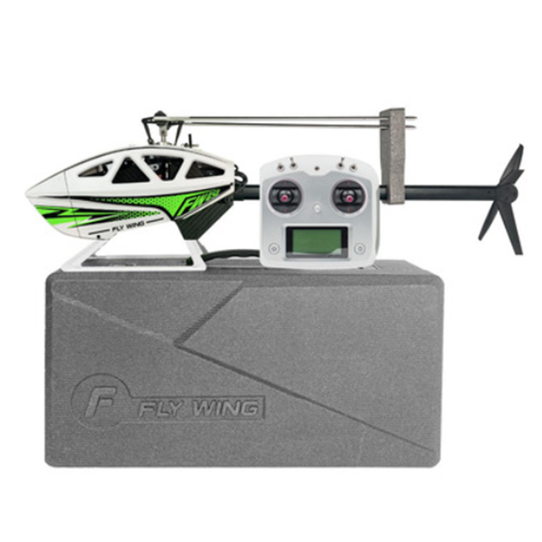 FLYWING 450L V3 2.4G 6CH RC Helicopter Dual Brushless Direct Drive Mod ...