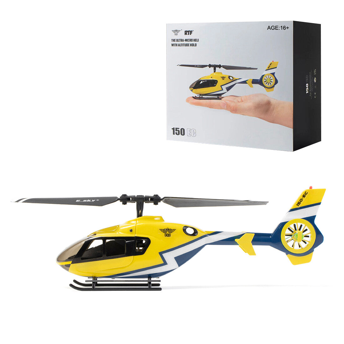 ESKY Hummingbird Helicopter 1/68 2.4G RC 6CH Mini Eurocopter EC-135 Av ...