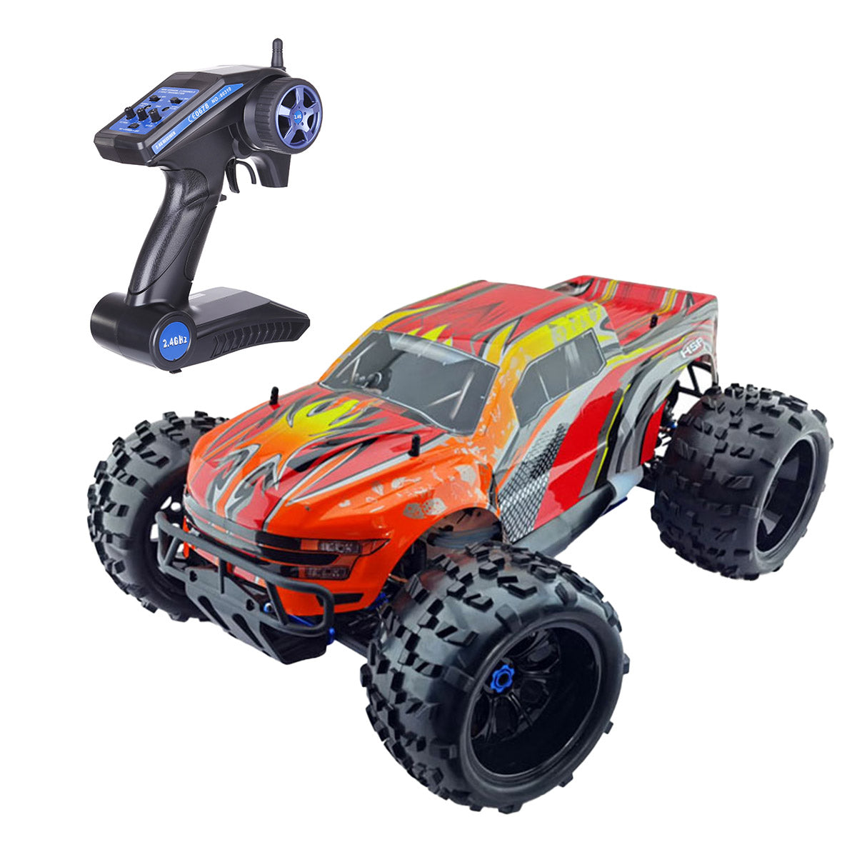 HSP 94972 1/8 Scale 2.4G 4WD RC Off-Road Car Model with FC.26CXP Nitro ...
