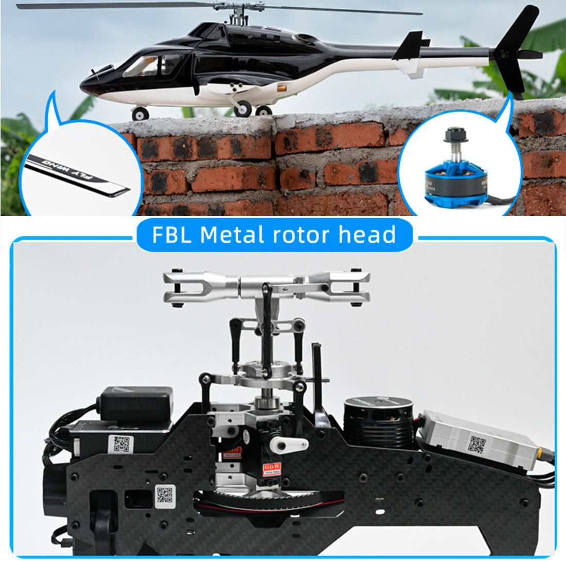 Flywing FW450L Airwolf – Giant‑Scale RC Copter Adventure – Razordon