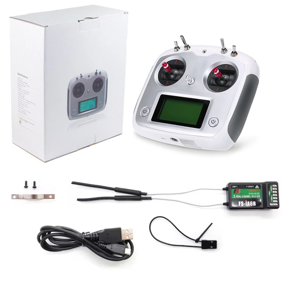 FLYWING fs-i6s+iA6B 10CH Remote Controller with Receiver - Compatible ...