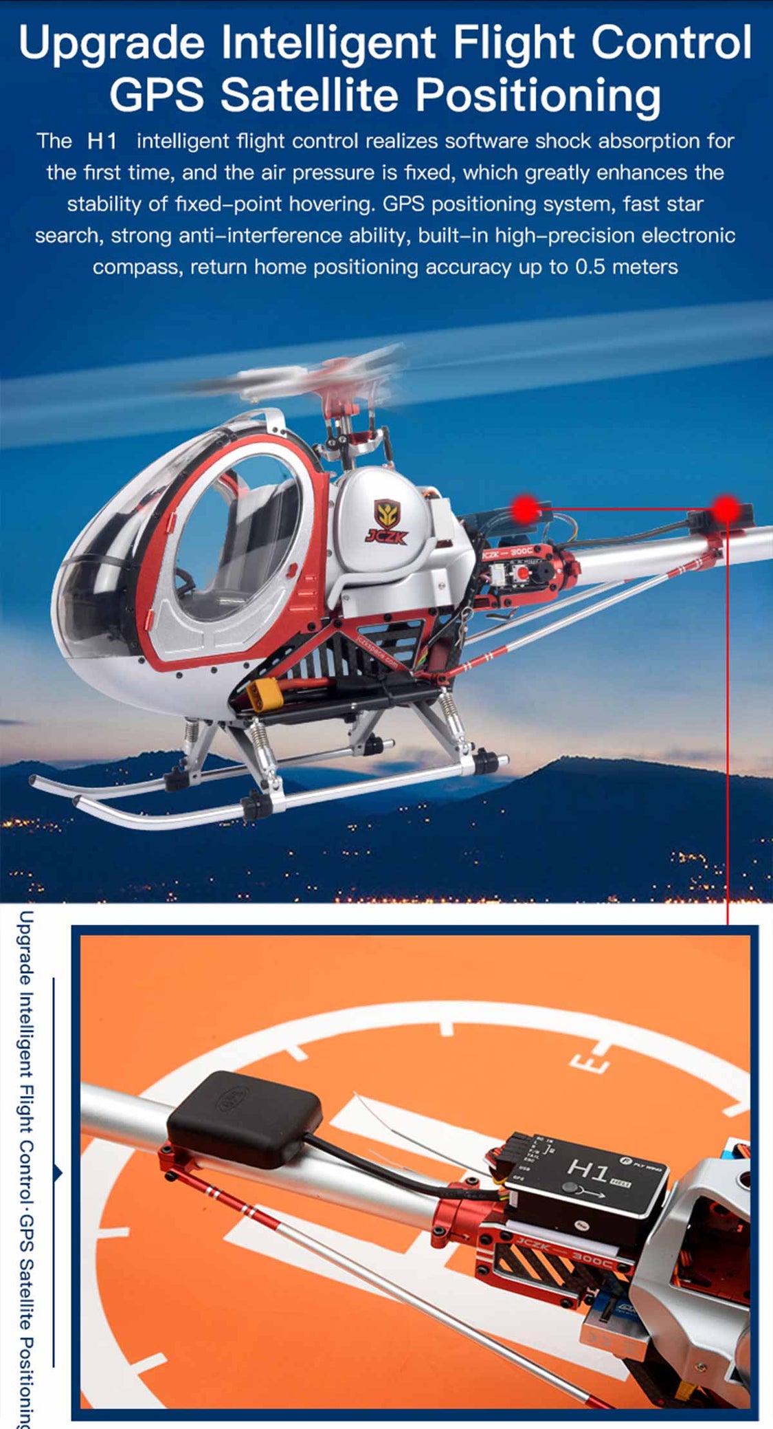 JCZK 300C Pro RC Helicopter –Pro‑Grade RC Aircraft – Razordon